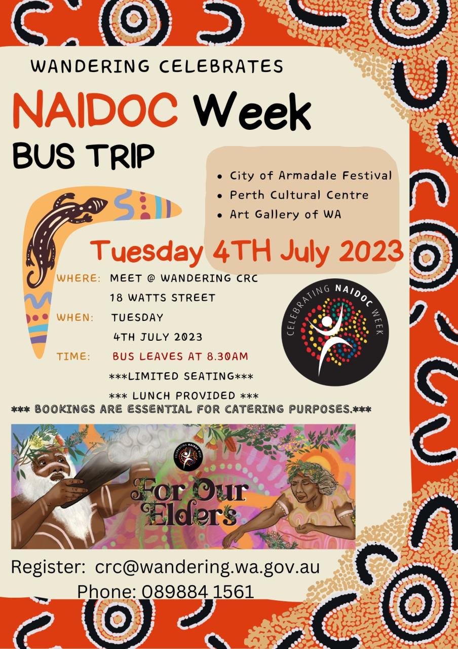 Wandering Celebrates NAIDOC Week 2023 » Shire of Wandering